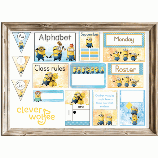 Class theme – Minions – Clever Wolfee