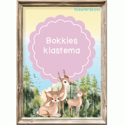 Woud: Bokkies Klastema – Kleuterskool – Clever Wolfee