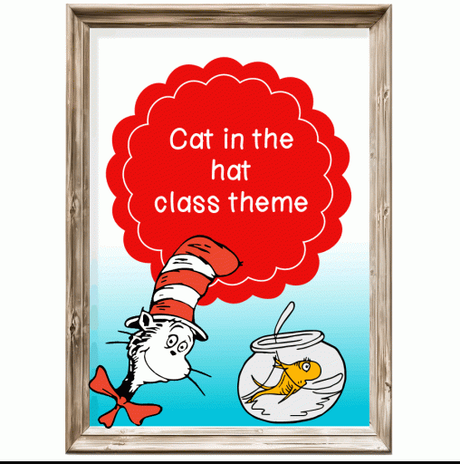Class theme – Cat in the hat – Clever Wolfee