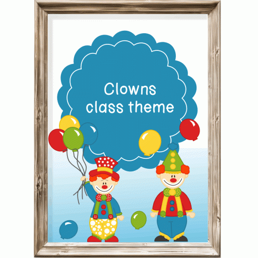 Class theme – clowns – Clever Wolfee