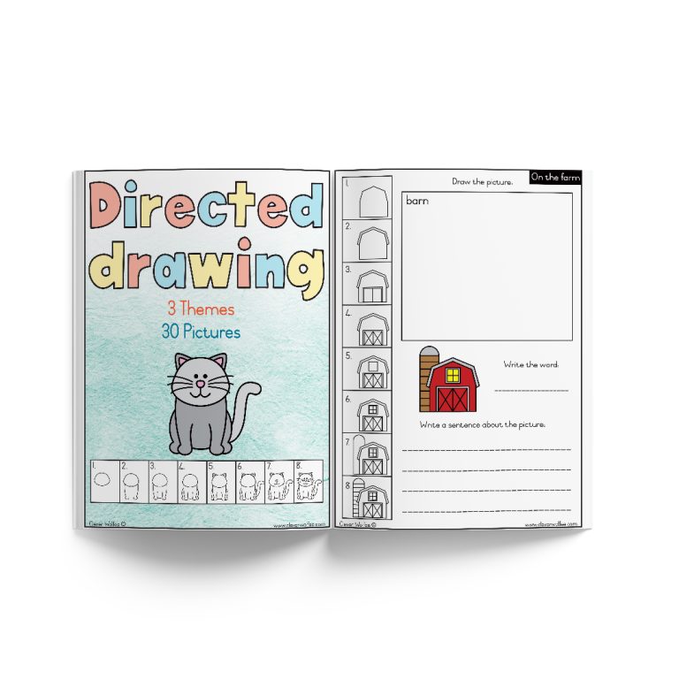 Directed drawing book – Clever Wolfee