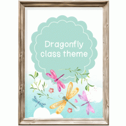 Class theme – dragonflies – Clever Wolfee
