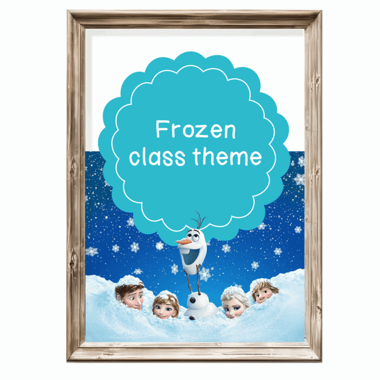 Class theme – Frozen – Clever Wolfee