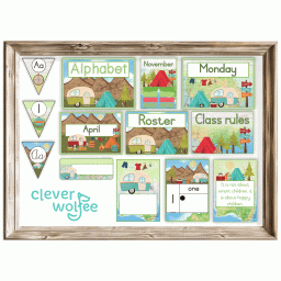 Class theme – Happy campers – Clever Wolfee