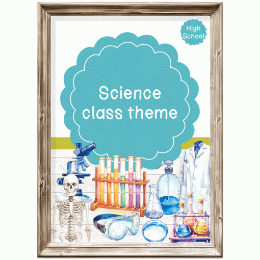 High School Class Theme – Science – Clever Wolfee