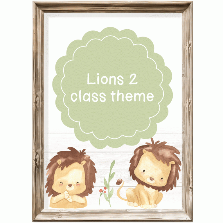 Class theme – lions 2 – Clever Wolfee