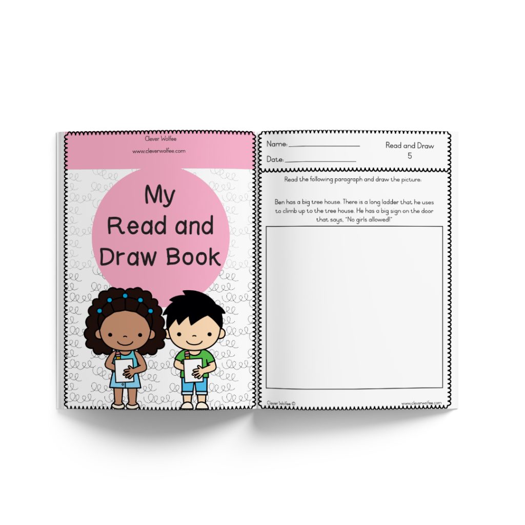 My Read and Draw Book – Clever Wolfee