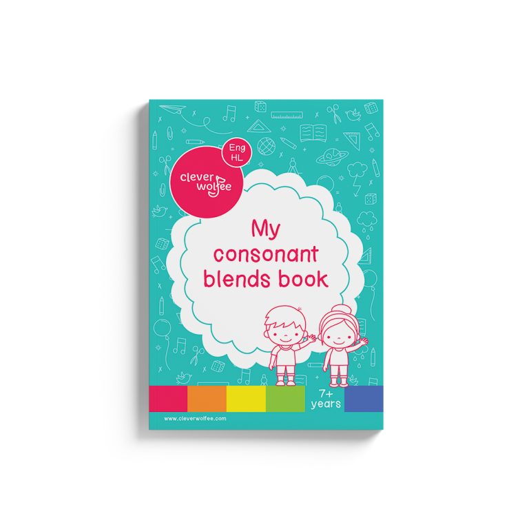 My consonant blends book – Clever Wolfee