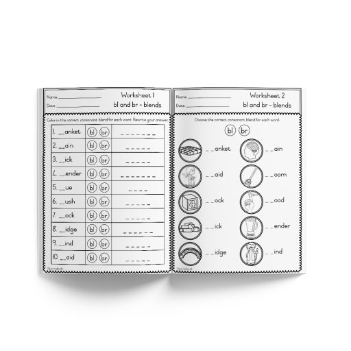My consonant blends book – Clever Wolfee