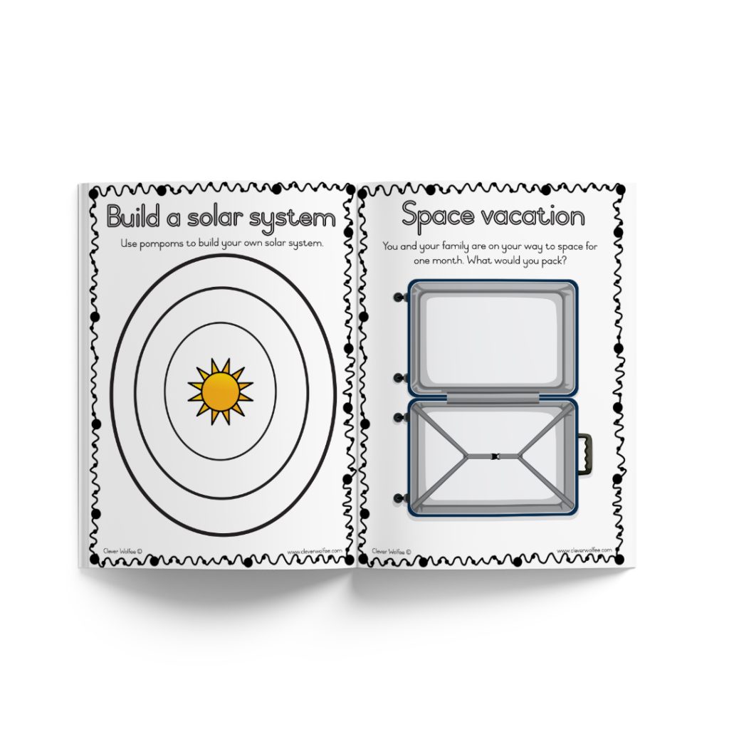 My book about space – Clever Wolfee