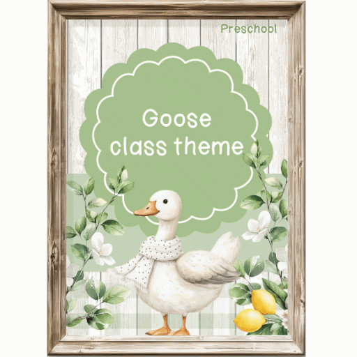 Goose class theme – Preschool – Clever Wolfee