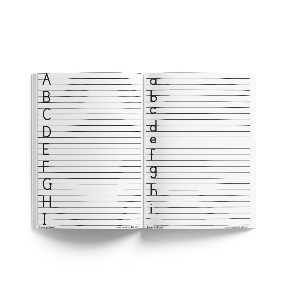 Practice to write in lines – Clever Wolfee