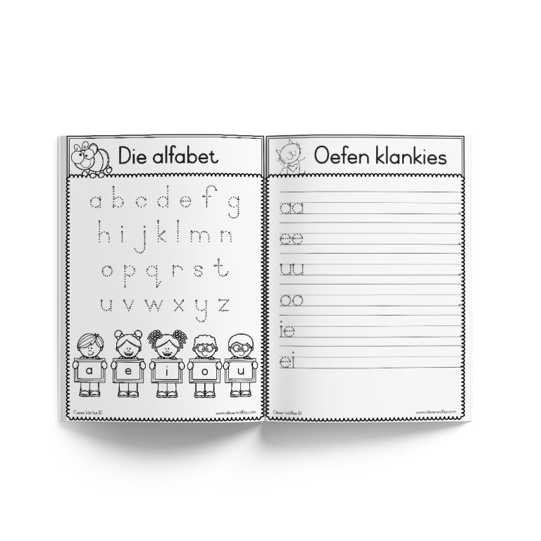Gr. 1, 2 en 3 Ondersteuning boekies – Taal pakket – Clever Wolfee