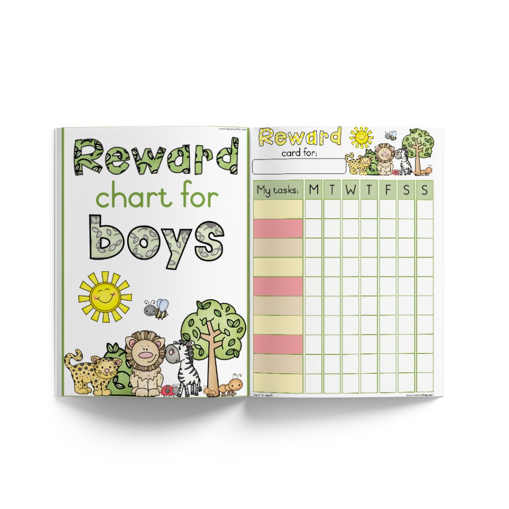 Reward chart for boys – Clever Wolfee