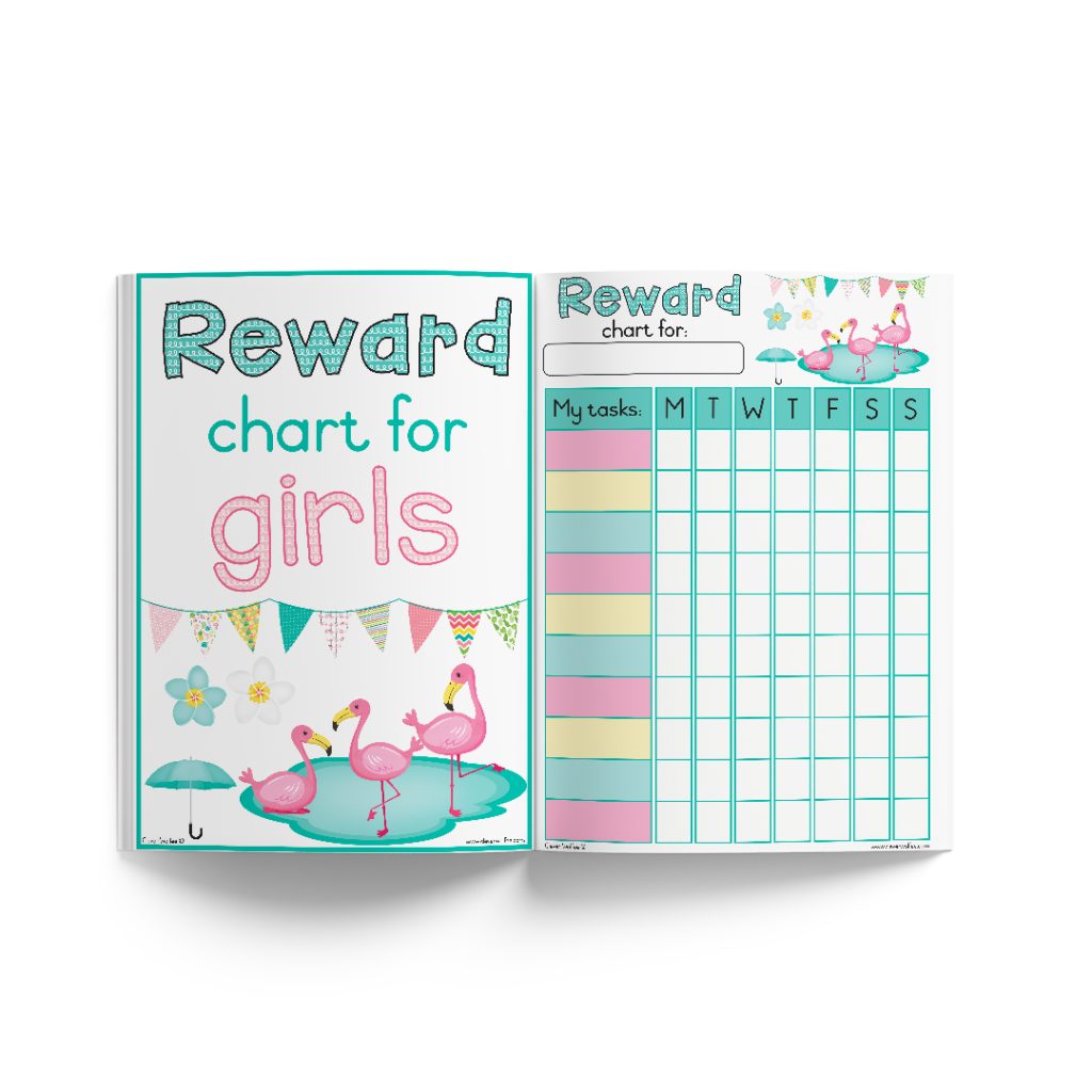 Reward chart for girls – Clever Wolfee