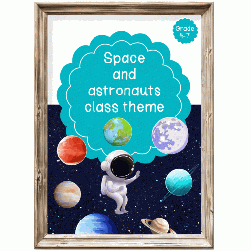Intermediate Class Theme – Space and Astronauts – Clever Wolfee