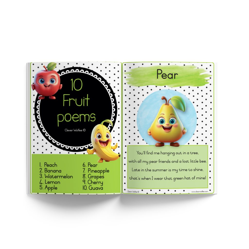 Themed poems – fruit – Clever Wolfee