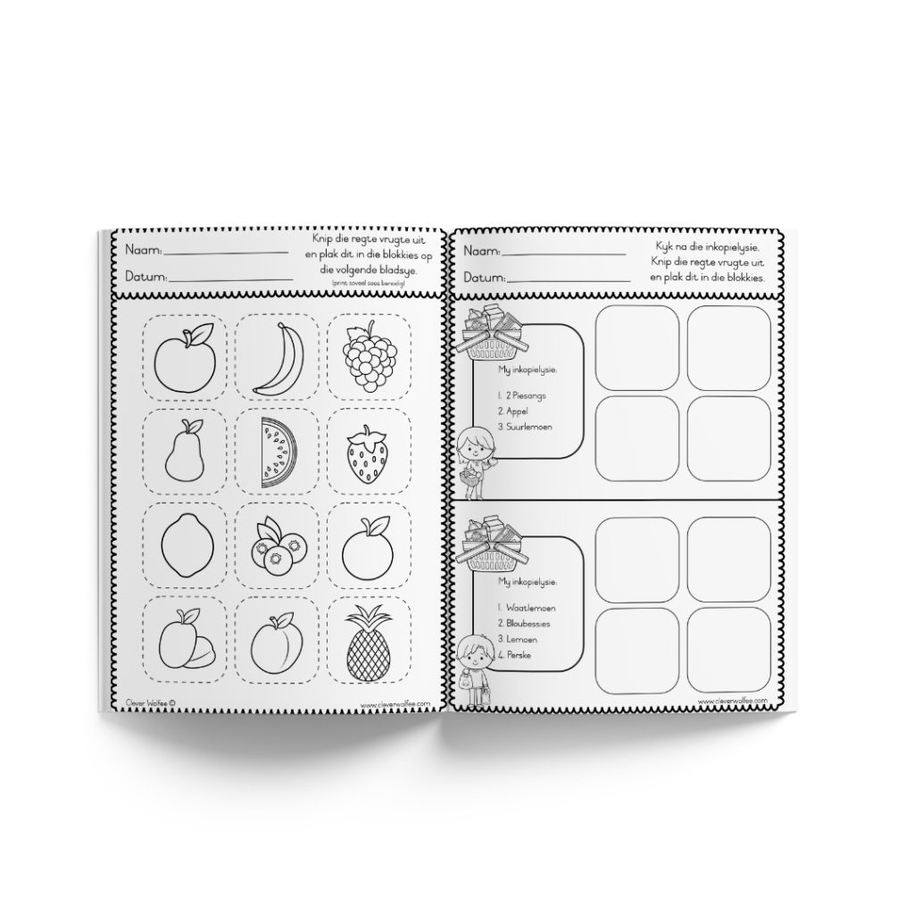 My groente en vrugte boekie – Clever Wolfee