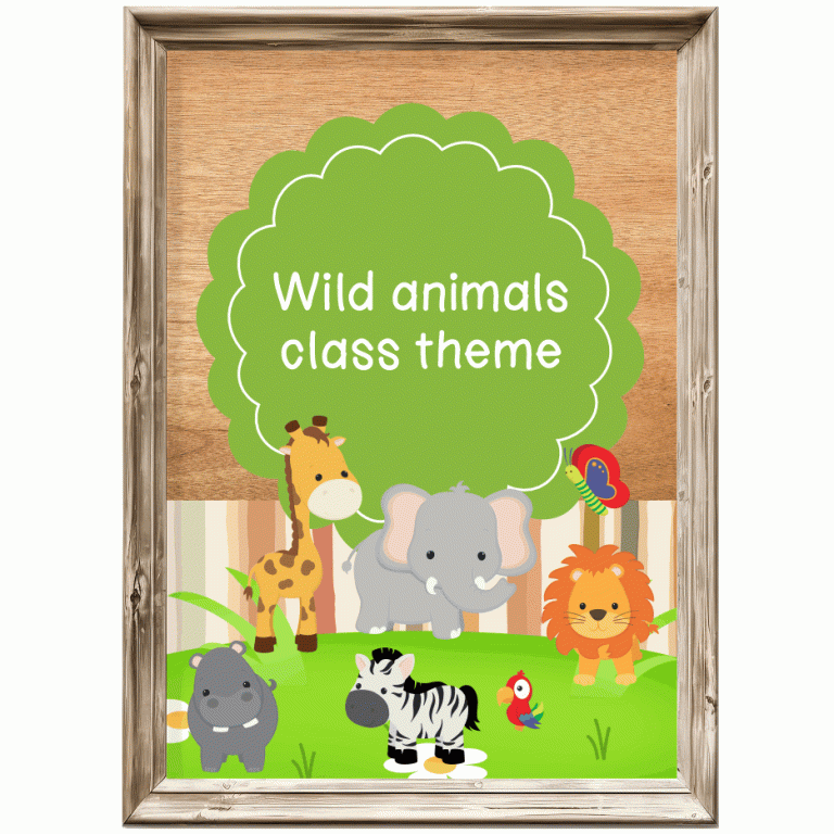 Class theme – wild animals – Clever Wolfee