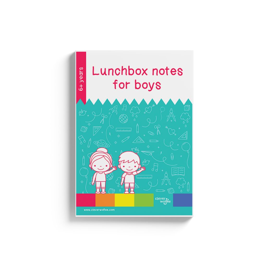 Lunchbox notes for boys – Clever Wolfee