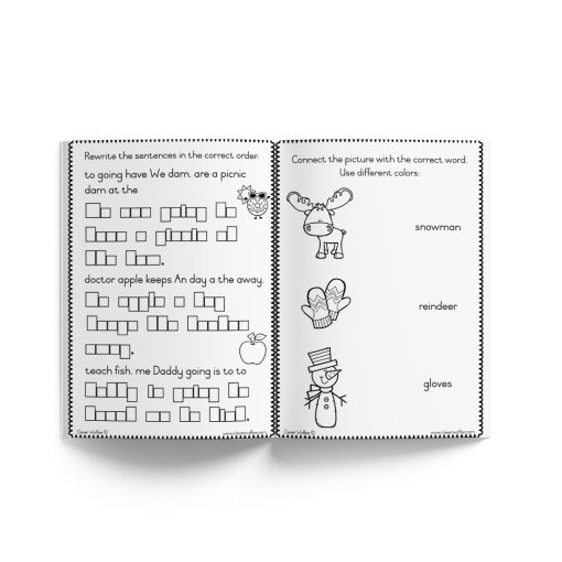 Scrambled sentences Grade 3 – Clever Wolfee