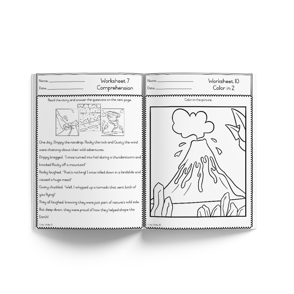 Themed book – Natural disasters – Clever Wolfee