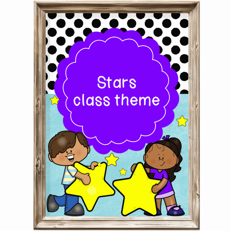 Class theme – stars – Clever Wolfee